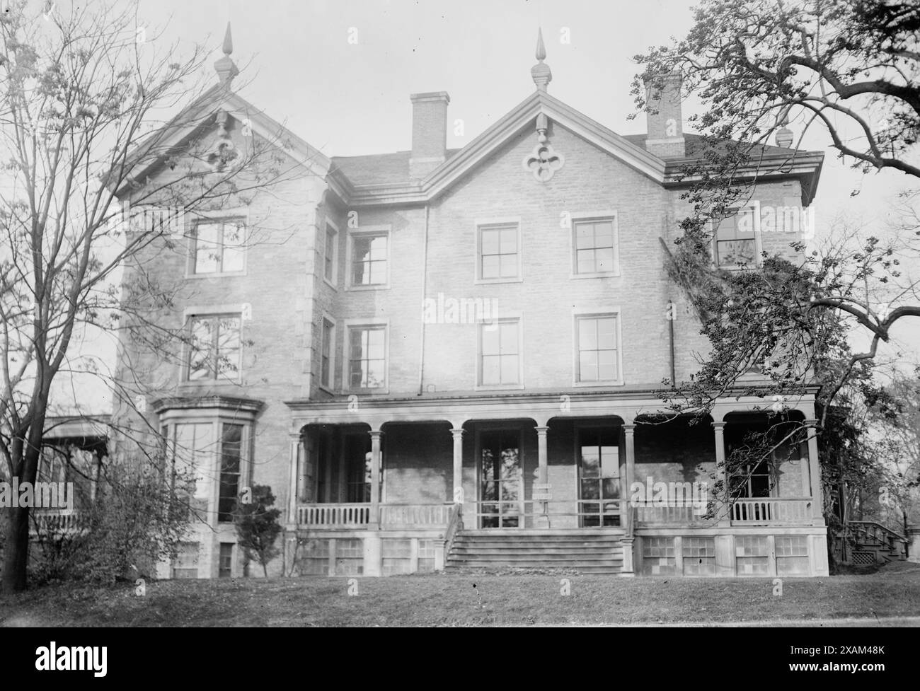 Lorillard house, Bronx Park, between c1910 and c1915. Shows the ...