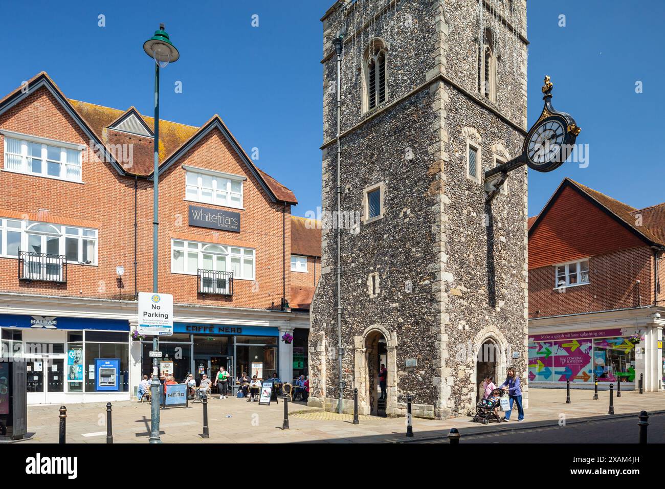St George's Tower in Canterbury city centre, Kent, England Stock Photo ...