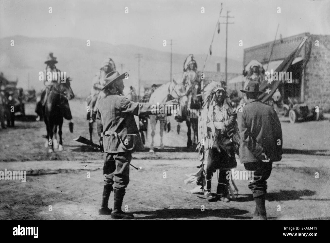 Prince of Monaco & Col. Cody, 1913 Stock Photo - Alamy
