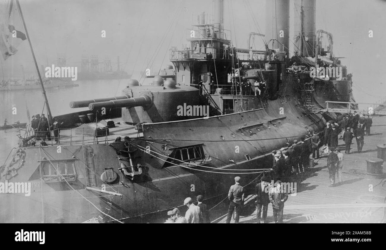 The Tsar[e]vitch alongside 5th [...] Jetty, between c1910 and c1915 ...