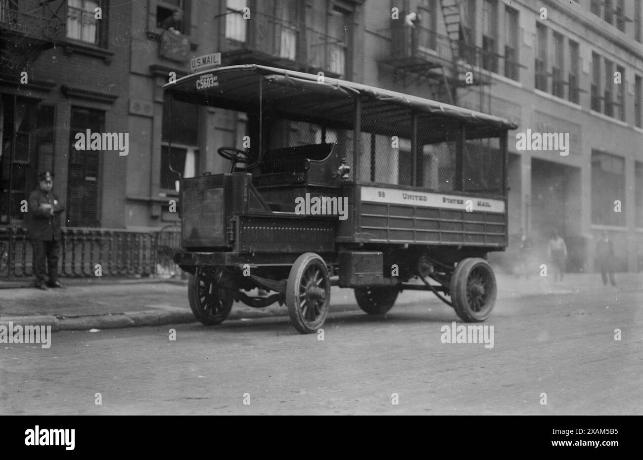 Post america mail man Black and White Stock Photos & Images - Alamy