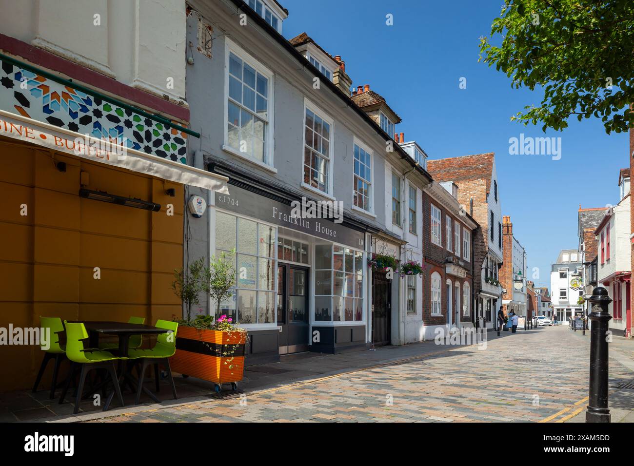 Spring day in Canterbury city centre, Kent, England Stock Photo - Alamy