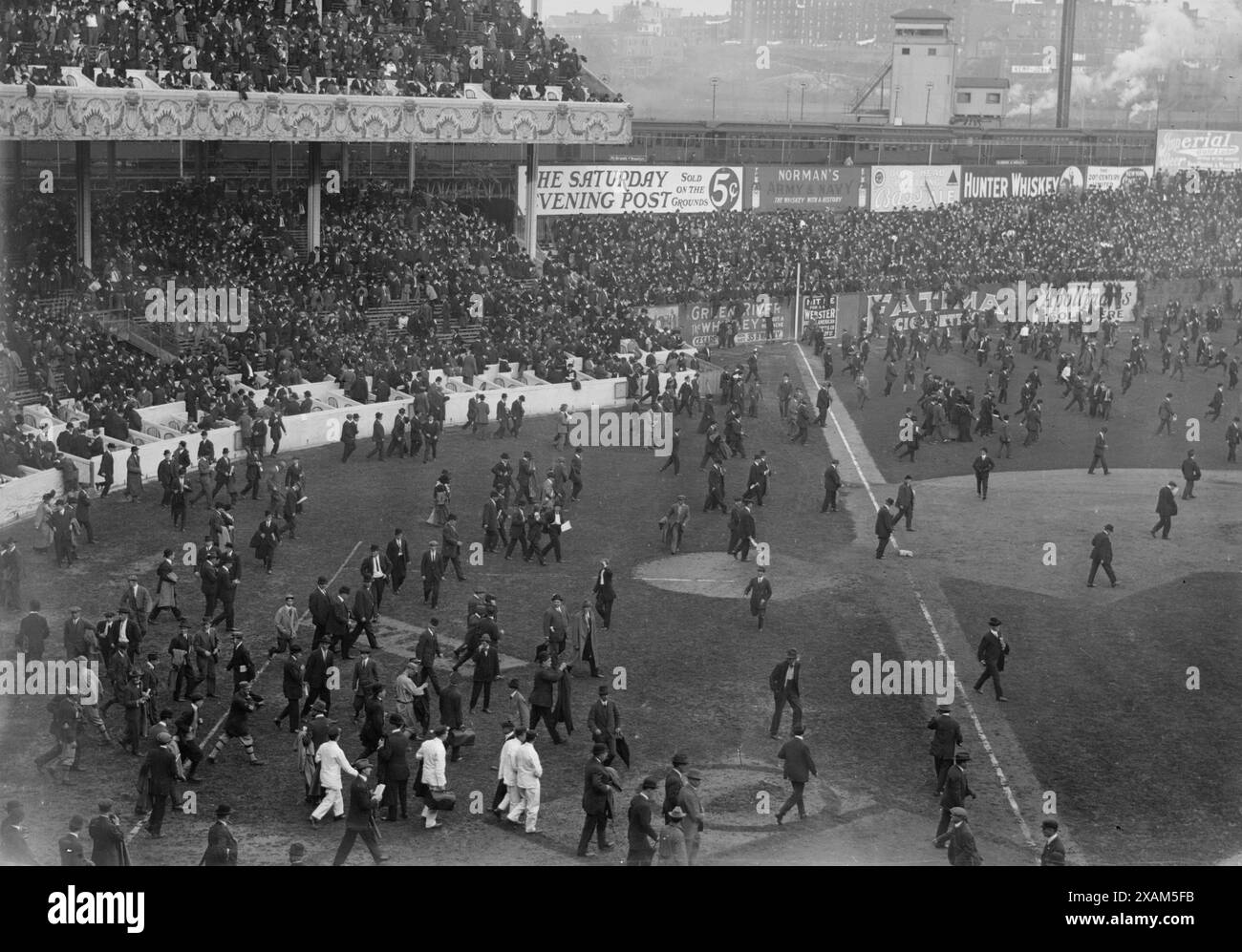 World Series 1913, after 3rd game, Polo Grounds, NY (baseball), 1913 ...