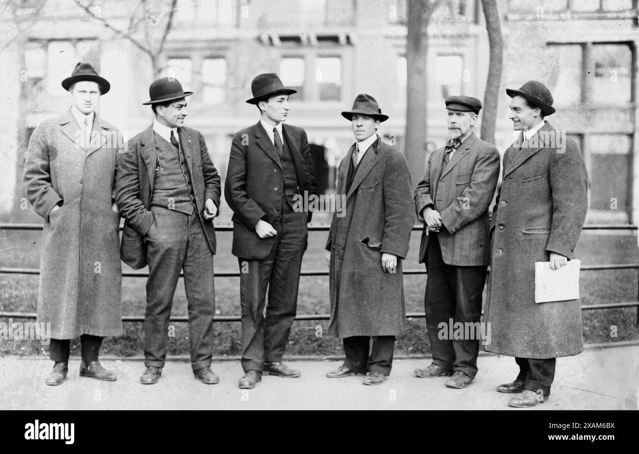 I.W.W. Committee--Sullivan, Caron, Plunkett, Turner, Milo Woolman ...