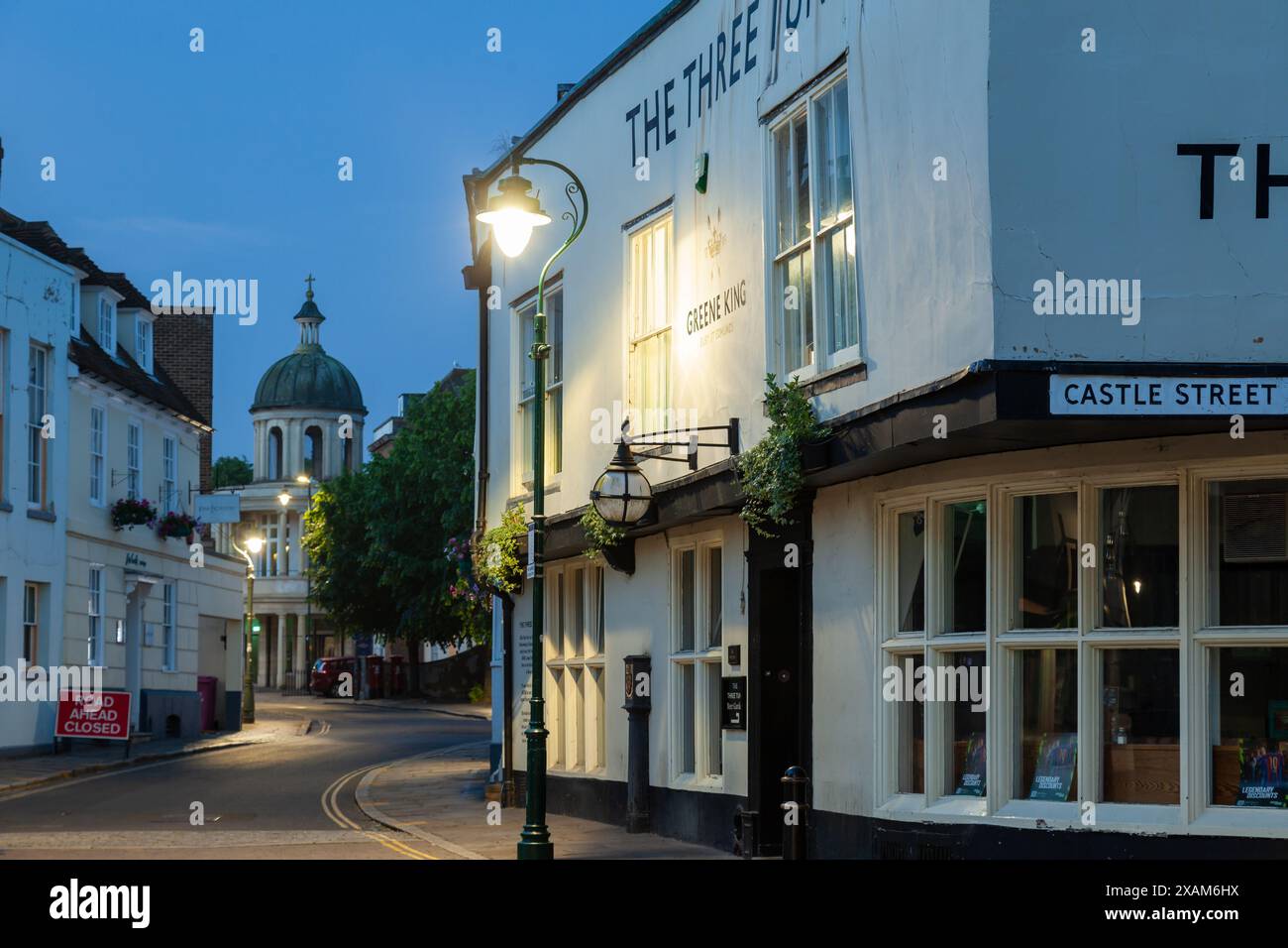 Evening on Watling Street in Canterbury, Kent, England Stock Photo - Alamy