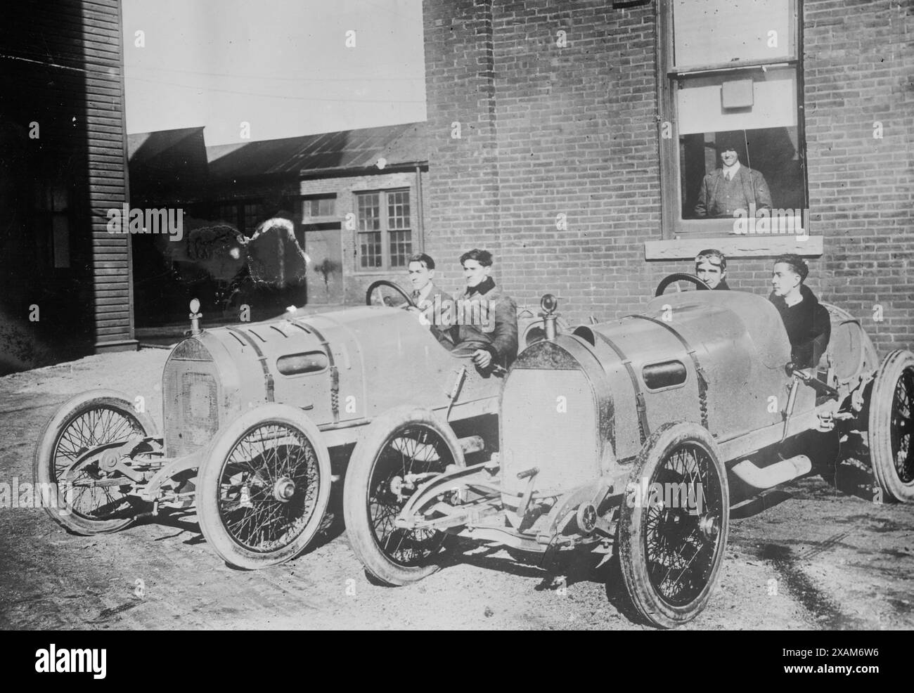 Racers car Black and White Stock Photos & Images - Alamy