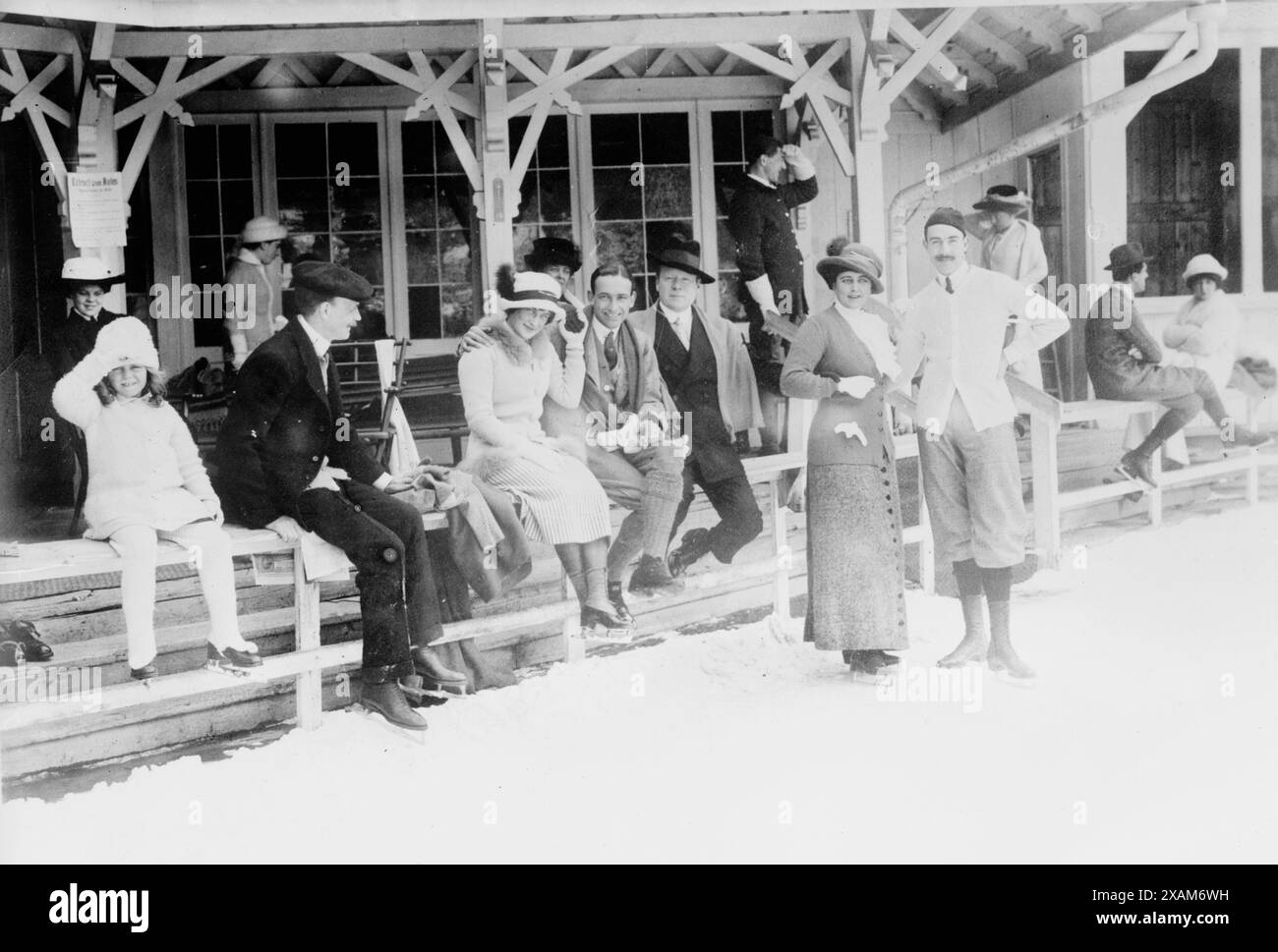 Maxine Elliot [i.e., Elliott] at St. Moritz, between c1910 and c1915 ...