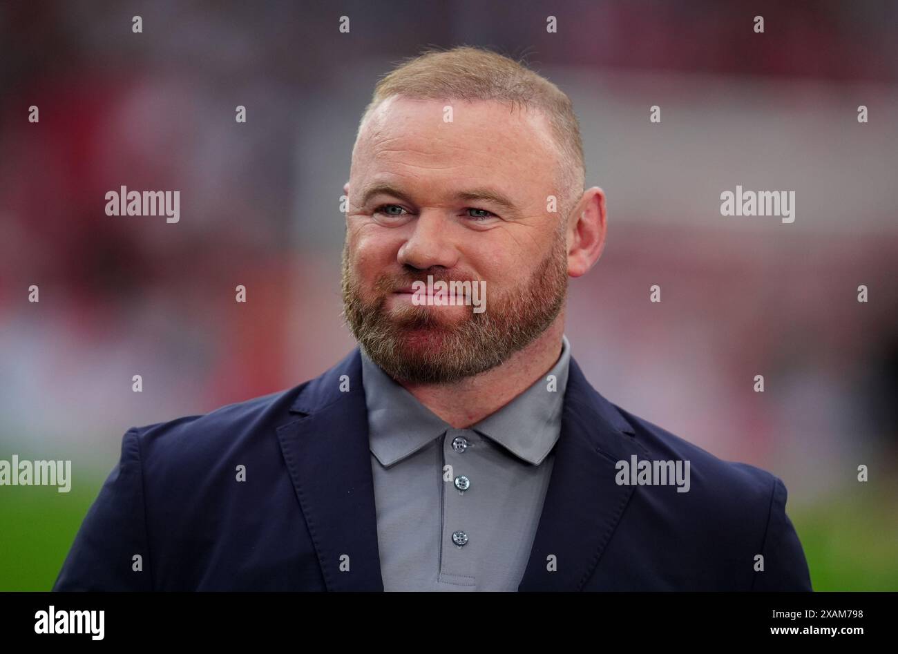 Former England player Wayne Rooney before the international friendly ...
