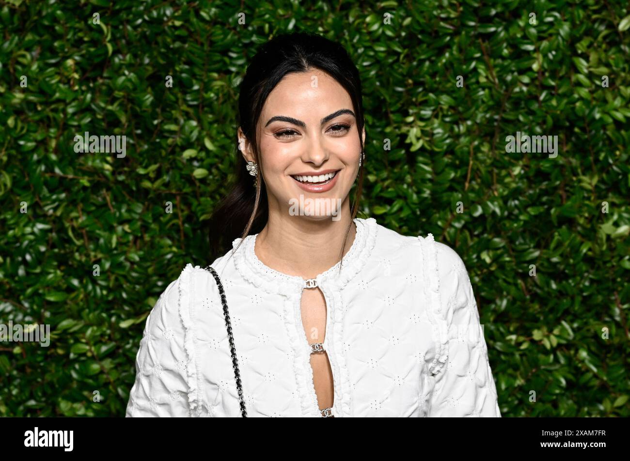 Camila Mendes attends the Chanel Tribeca Festival luncheon to celebrate ...