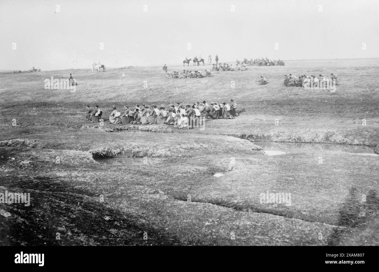 Deploying troops at Kartal Teji against Adrianople, 1912. Related to ...