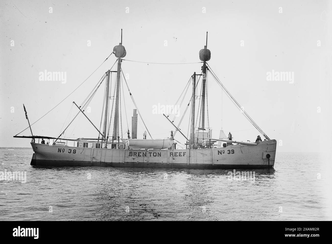 Light ship, 1914 Stock Photo - Alamy