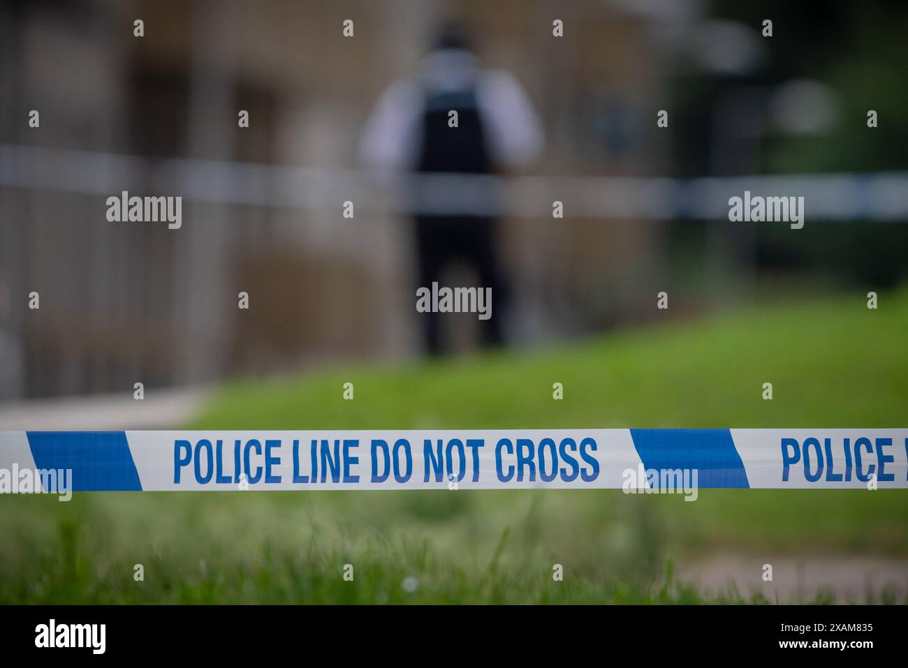 London, UK. 7th June 2024. Police and forensic teams remain at the ...