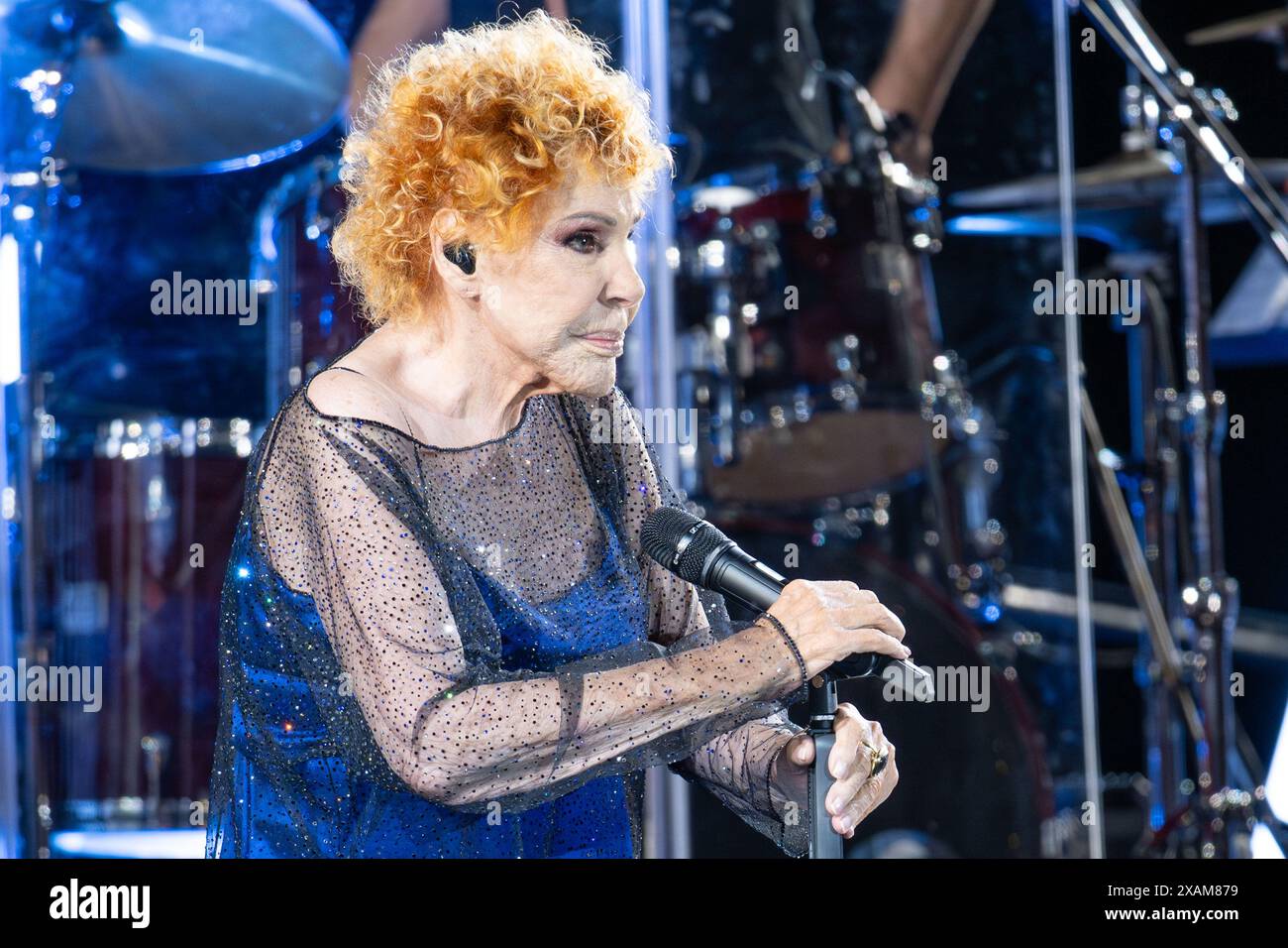 Ornella Vanoni during the the Ornella Vanoni Senza Fine Tour Concert at Terme di Caracalla in ...