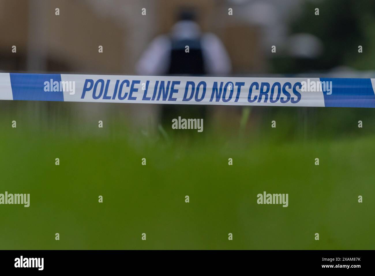 London, UK. 7th June 2024. Police and forensic teams remain at the ...