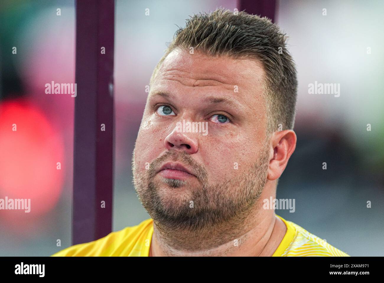 ROME, ITALY - JUNE 7: Daniel Stahl of Sweden competes in the Discus ...