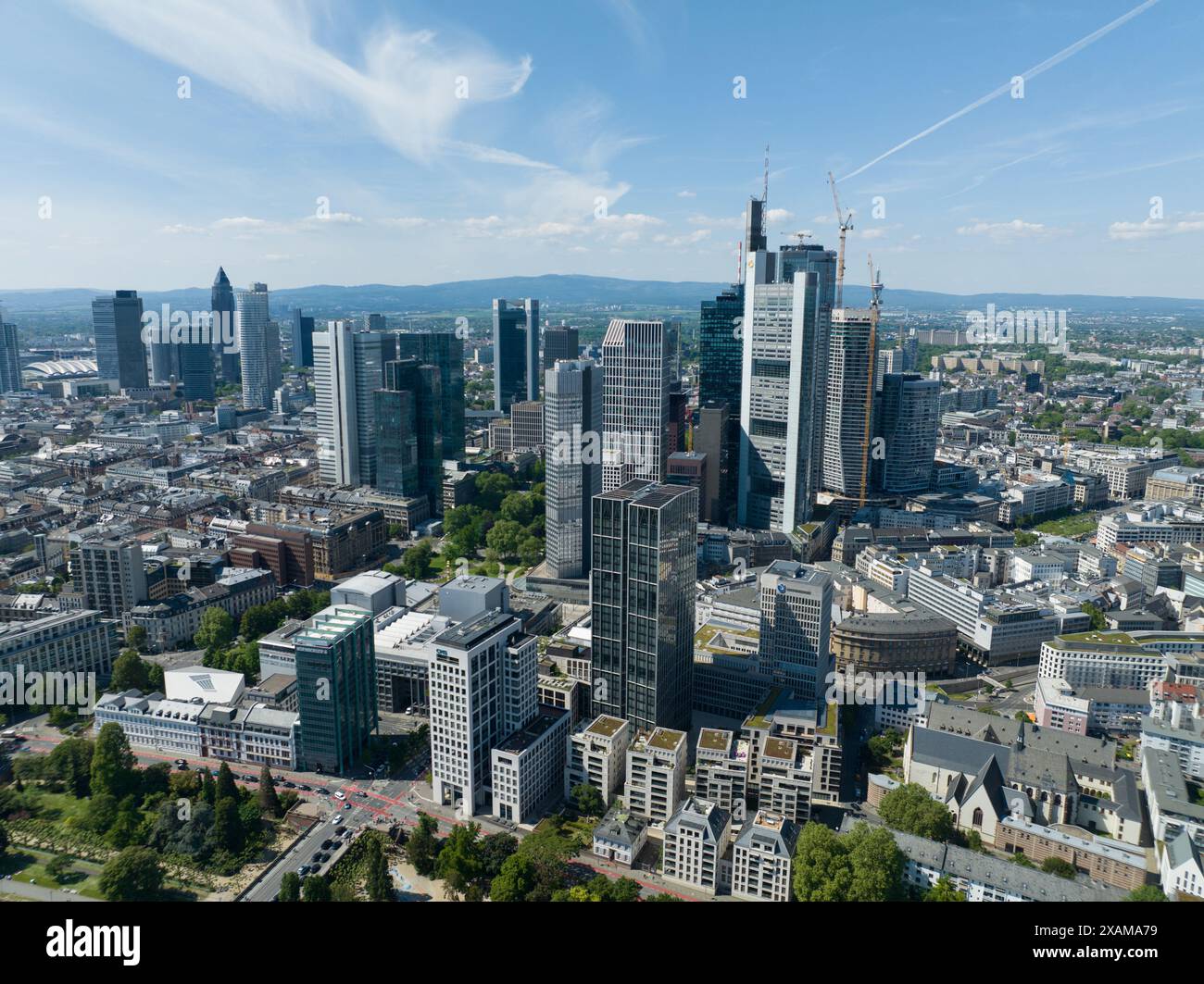 Frankfurt am main train bridge hi-res stock photography and images - Alamy