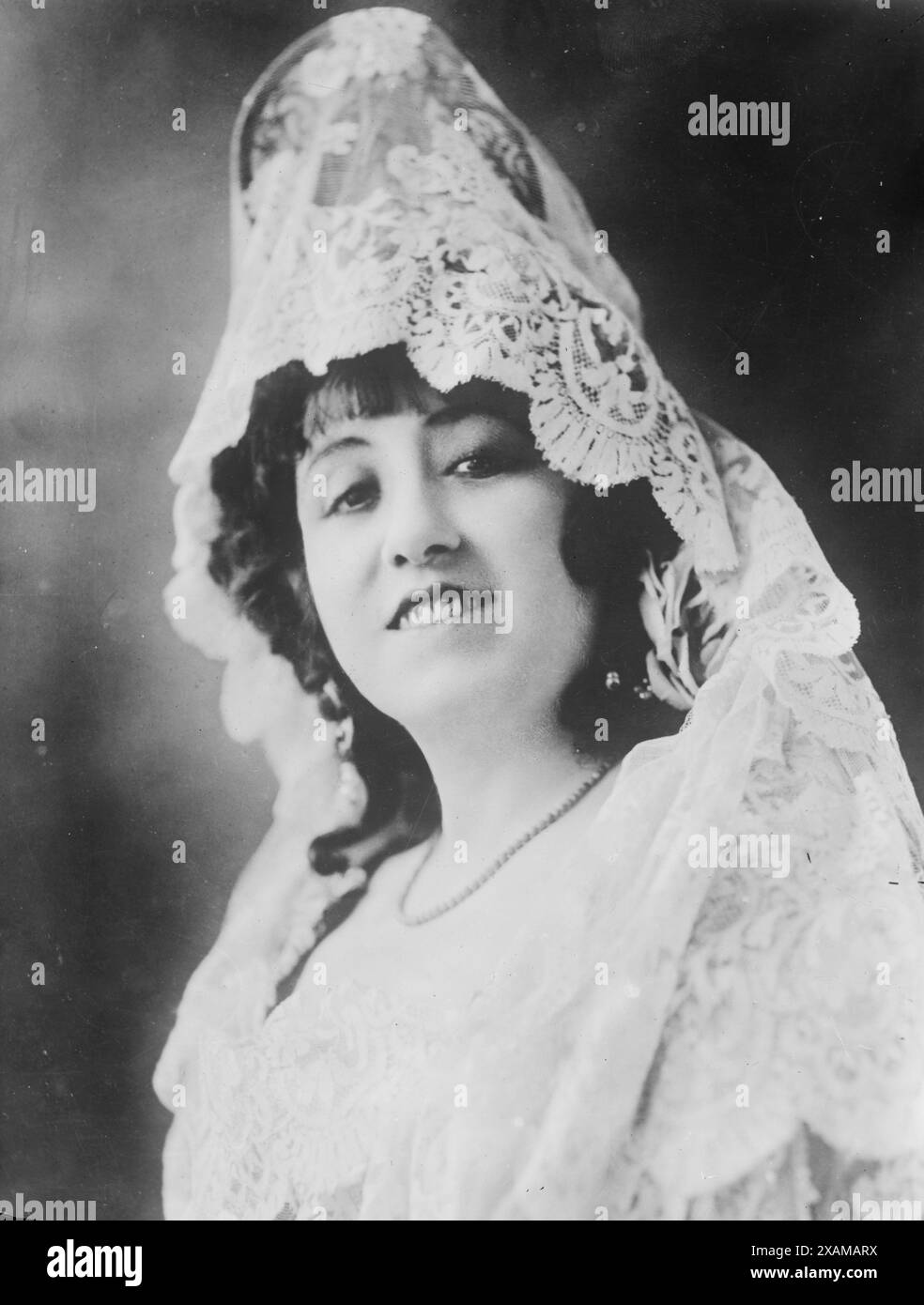 Adela Vivero, 1919. Shows Adela Vivero, an actress and ballerina at the ...