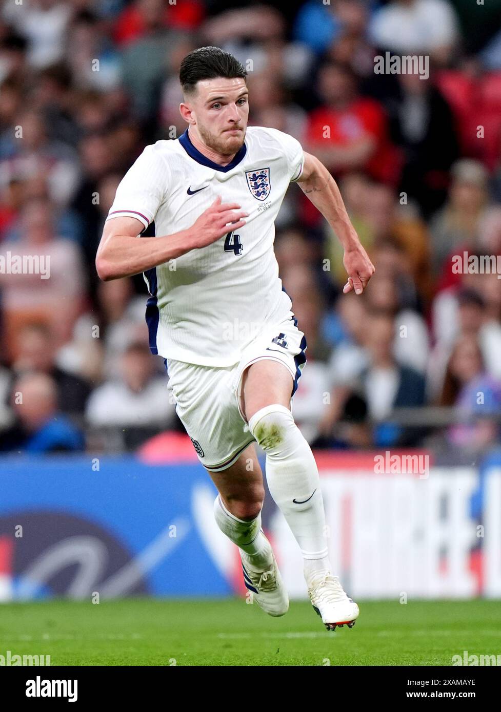 England's Declan Rice during an international friendly at Wembley ...