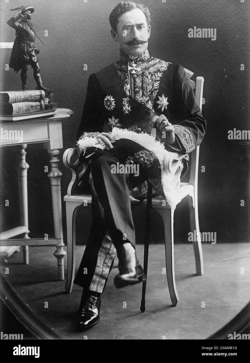 Baron Camillo Romano Avezzana, between c1915 and c1920. Shows Baron ...