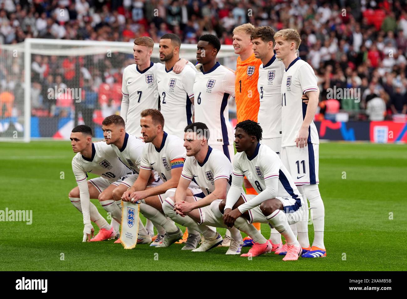 England pose for a team group photograph ahead of an international ...