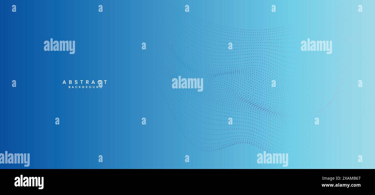 Abstract Navy Blue, Green Gradient Flowing Dot Waving Particle ...