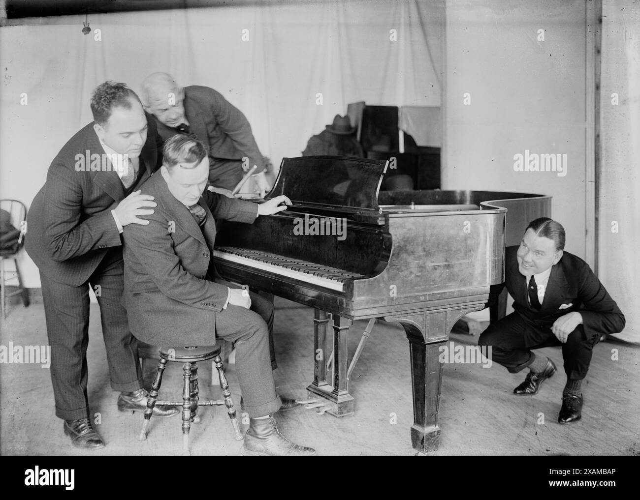 Harmonizers, between c1915 and c1920. Shows the Harmonizers Quartet ...
