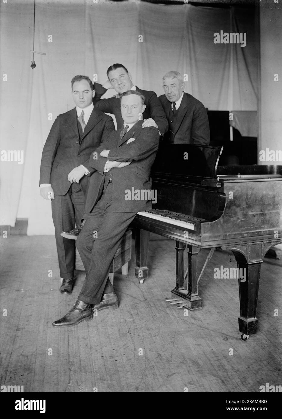 Harmonizers, between c1915 and c1920. Shows the Harmonizers Quartet ...