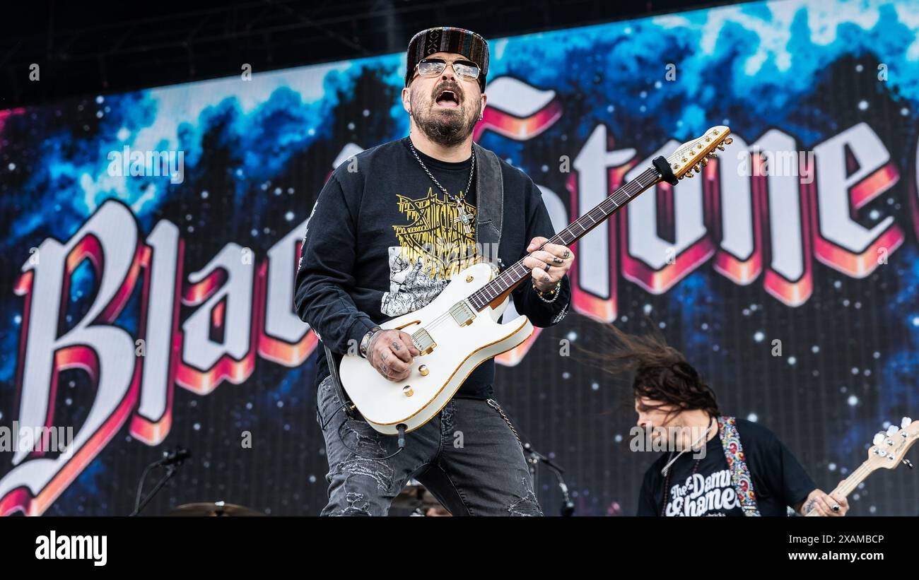 Chris Robertson of Black Stone Cherry at Sweden Rock Festival 2024 ...