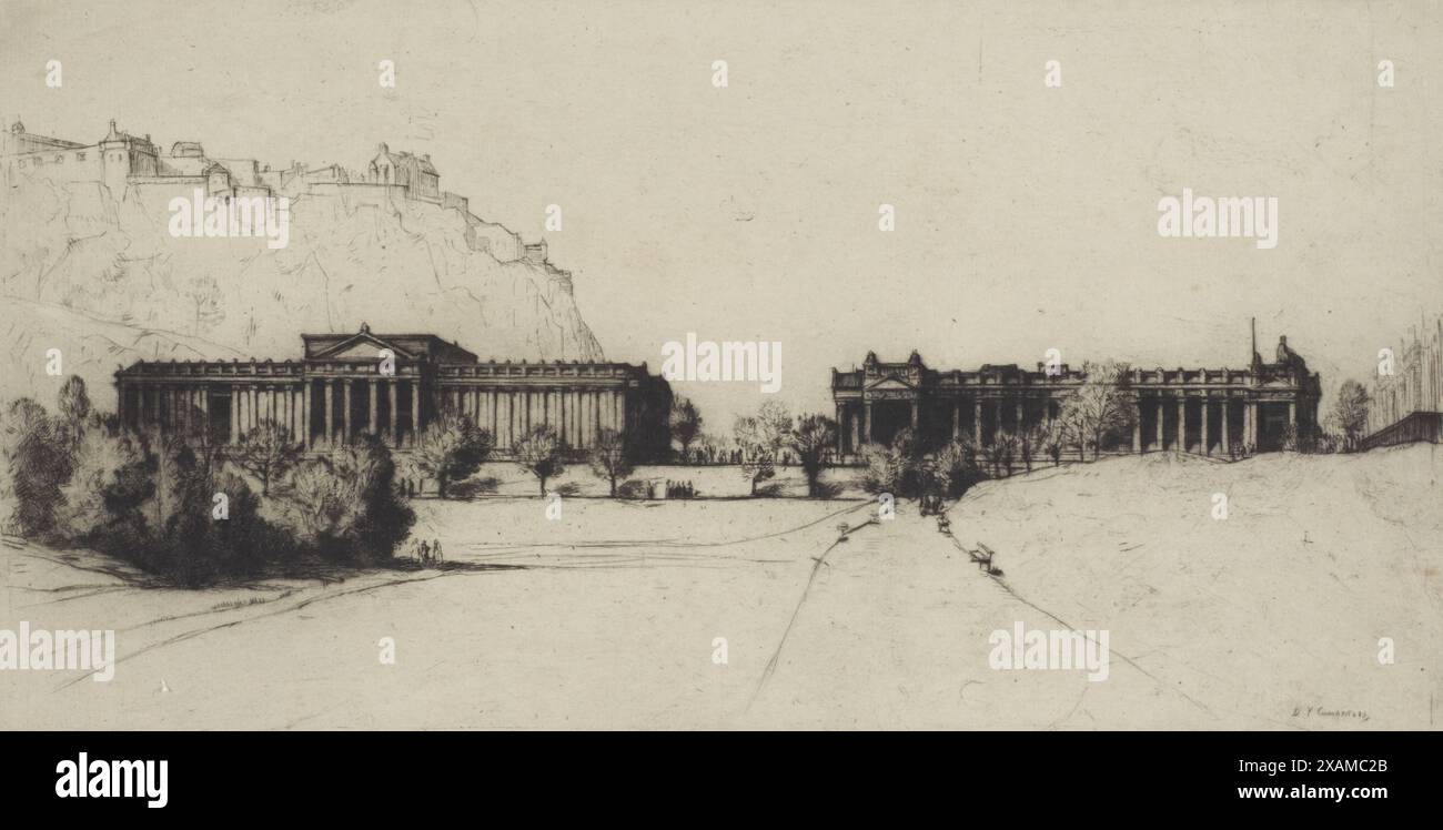 Royal Scottish Academy, 1916 Stock Photo - Alamy