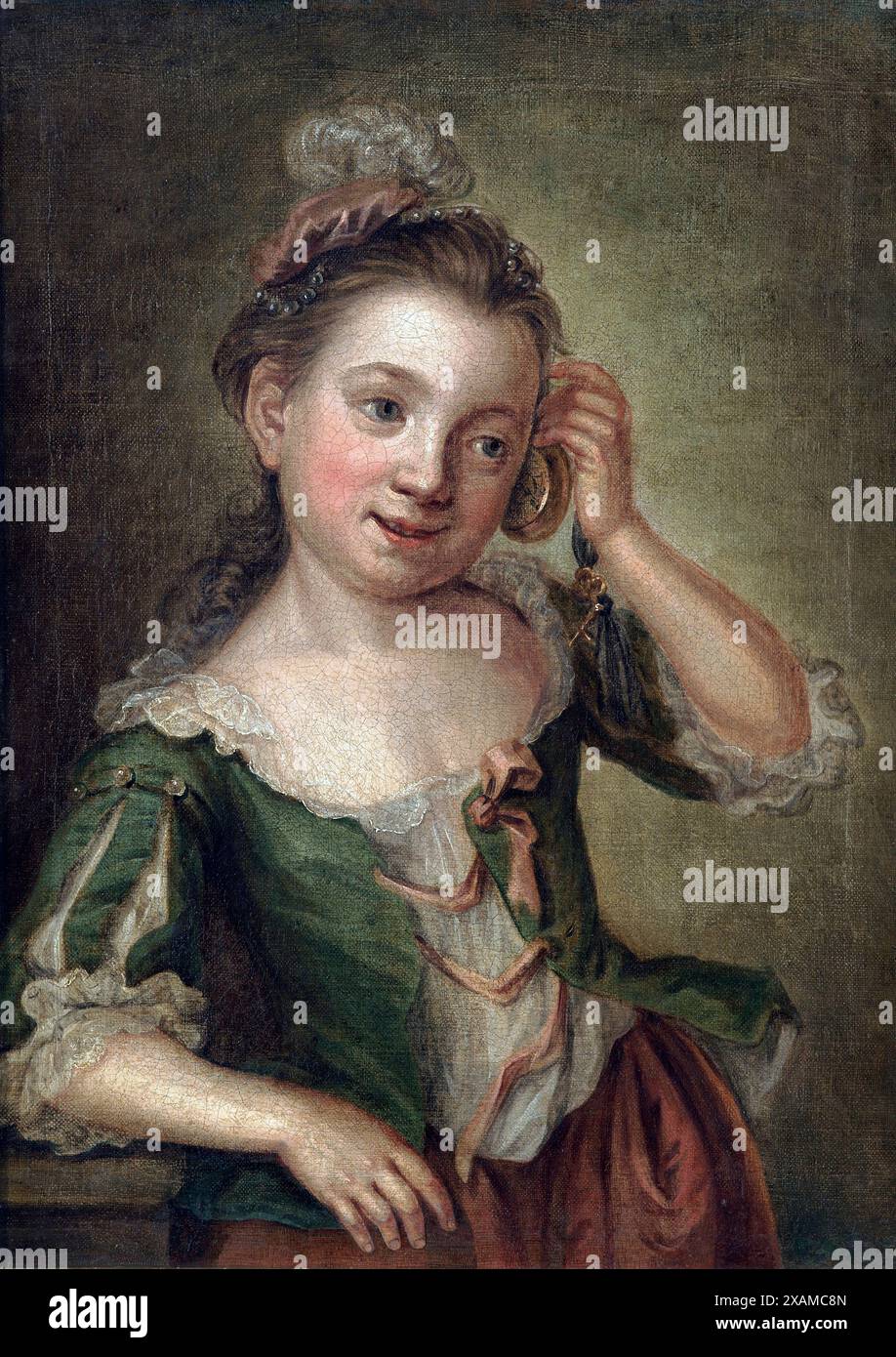 The hearing allegory of the five senses hi-res stock photography and ...