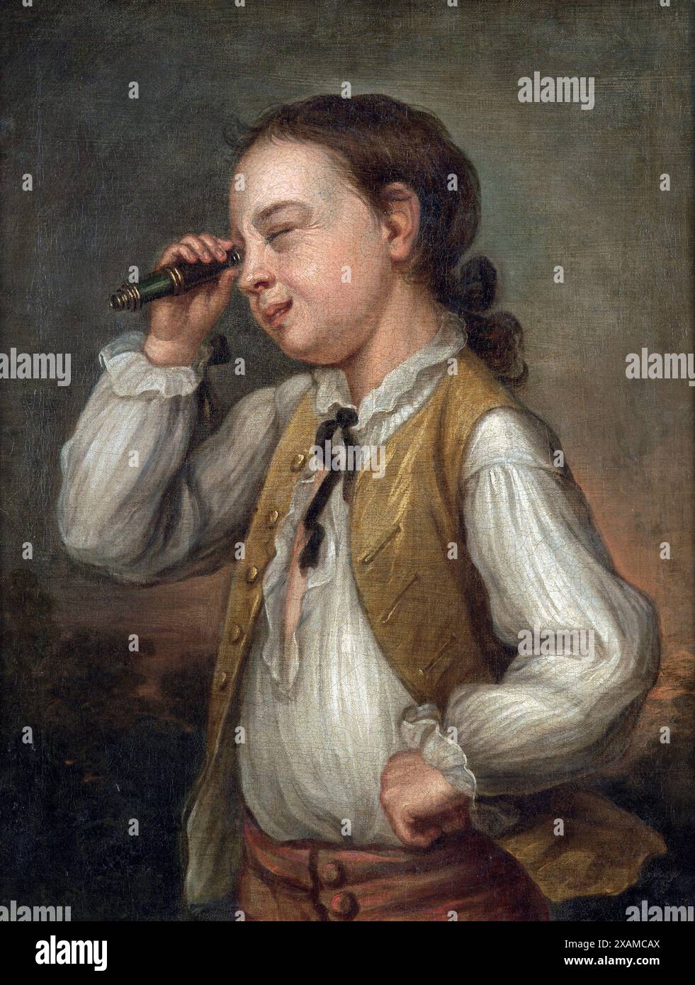 The sense of sight, c1750 Stock Photo - Alamy