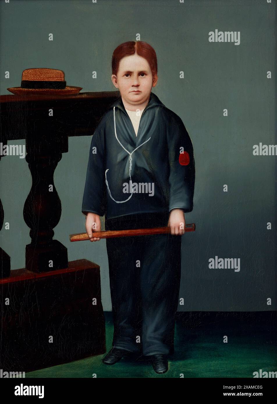Portrait of a boy with double chin, after 1880 Stock Photo - Alamy