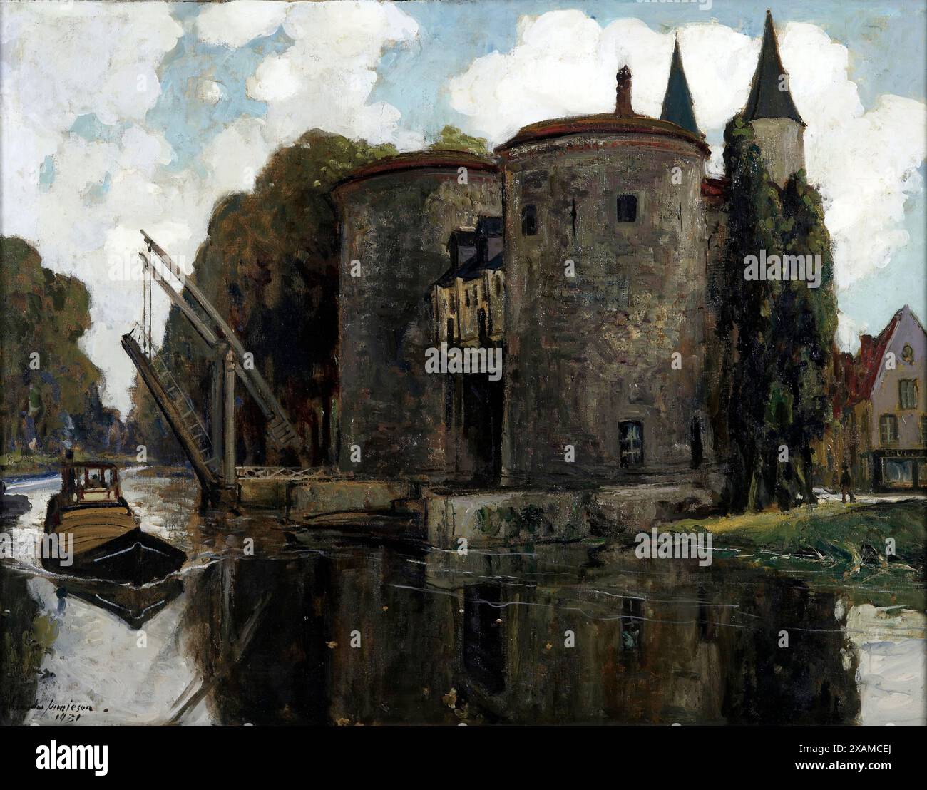 Bruges old drawbridge hi-res stock photography and images - Alamy