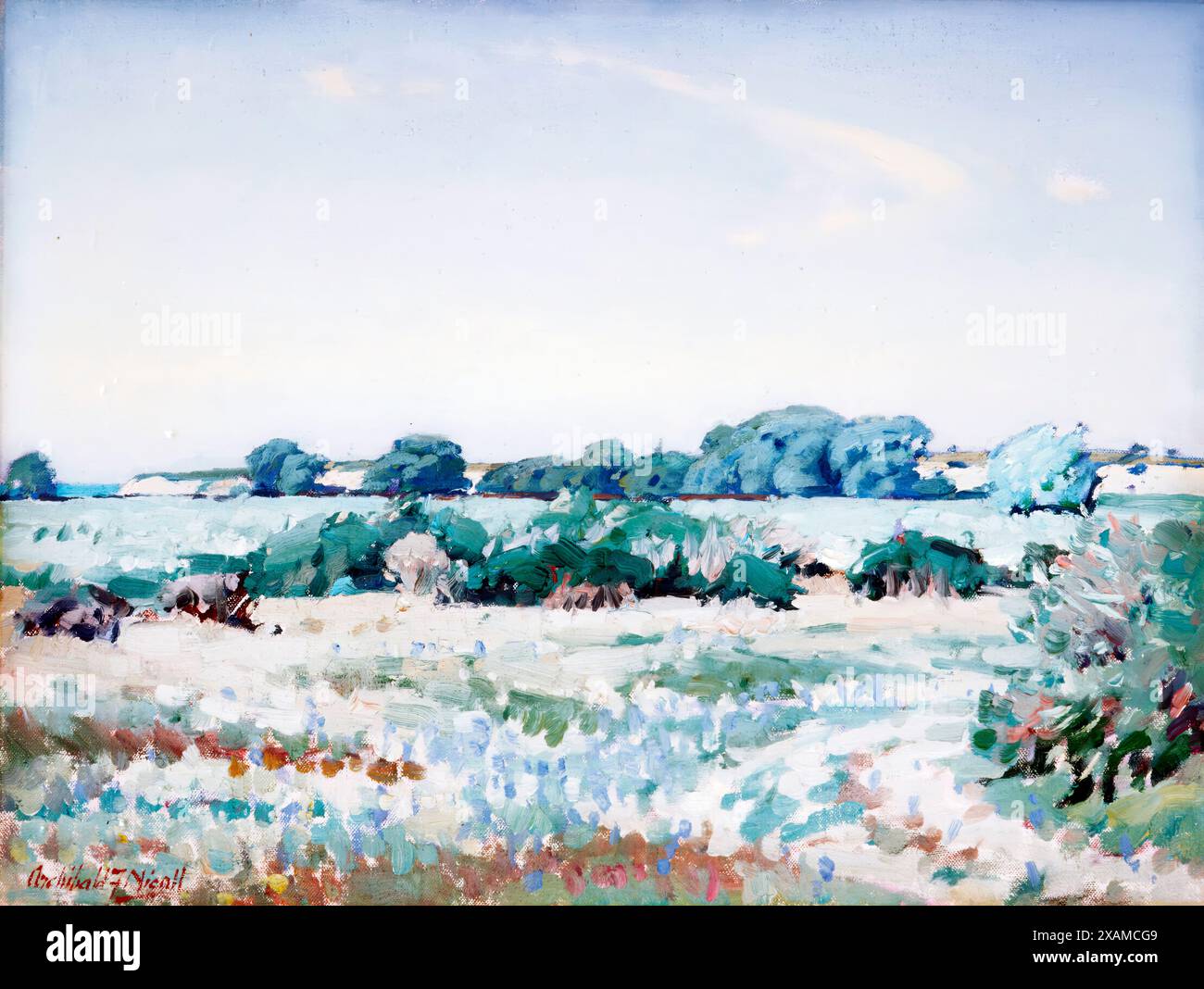 Pareora riverbed, 1920-1950 Stock Photo - Alamy