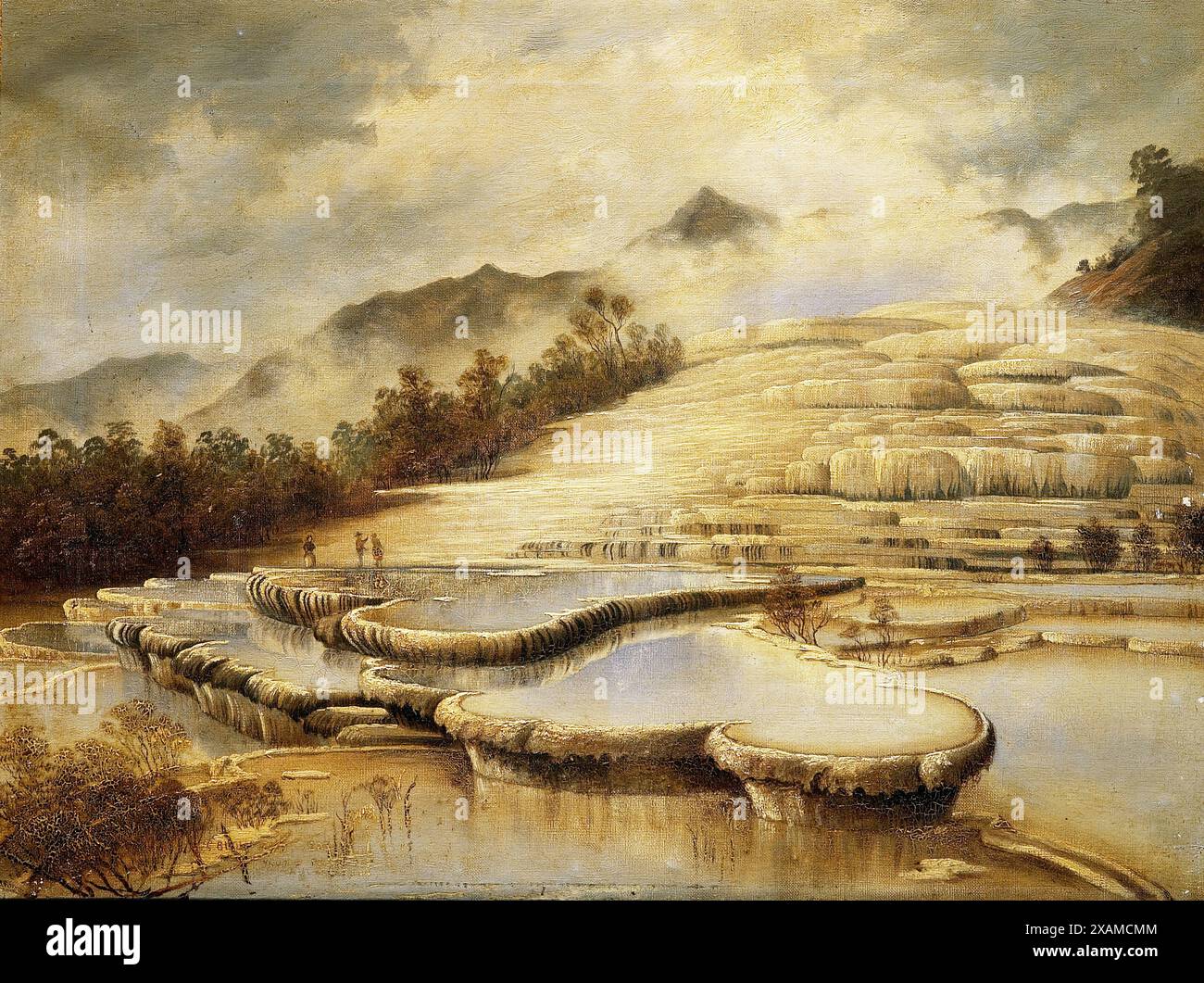 The Terraces (the white terraces), 1885 Stock Photo - Alamy