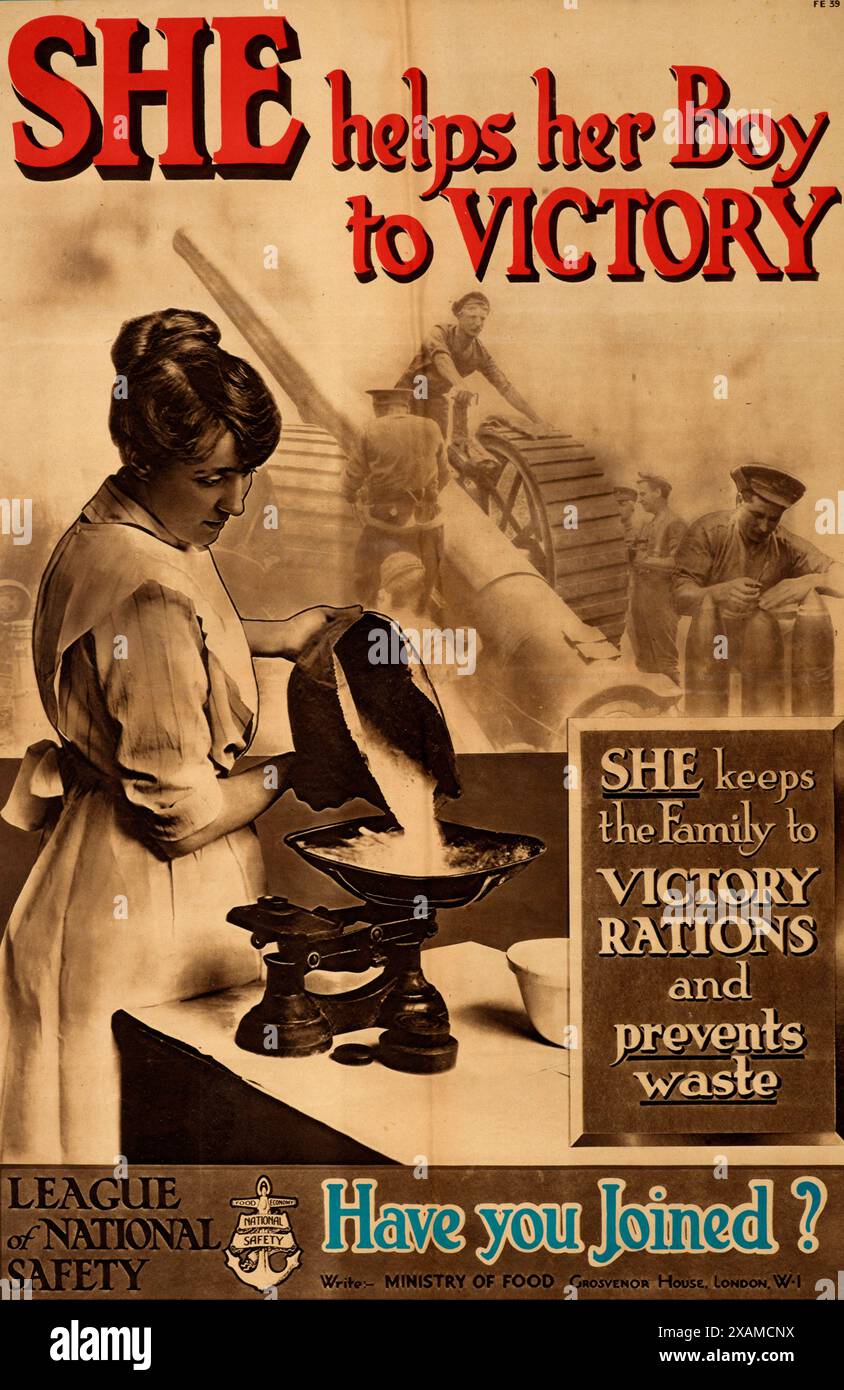 Ww1 vintage british propaganda poster hi-res stock photography and ...