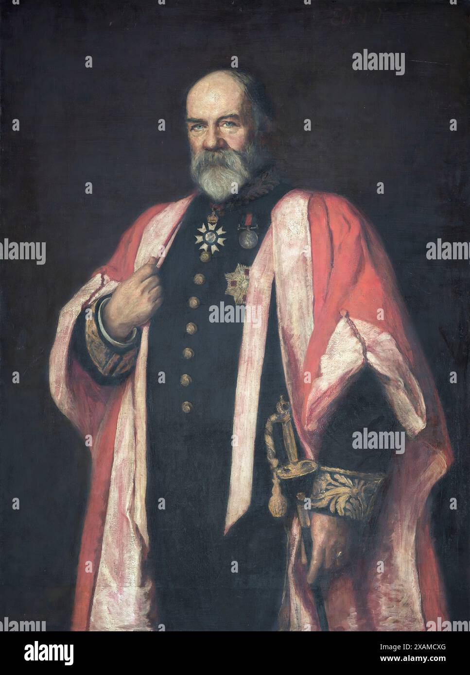 Portrait of Sir Walter Buller, c1903 Stock Photo - Alamy
