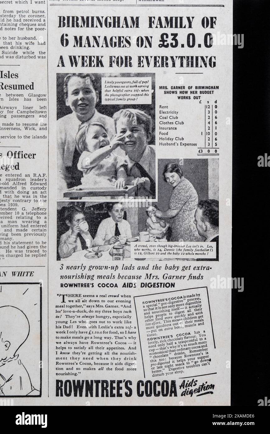 The daily mail newspaper 1930s hi-res stock photography and images - Alamy