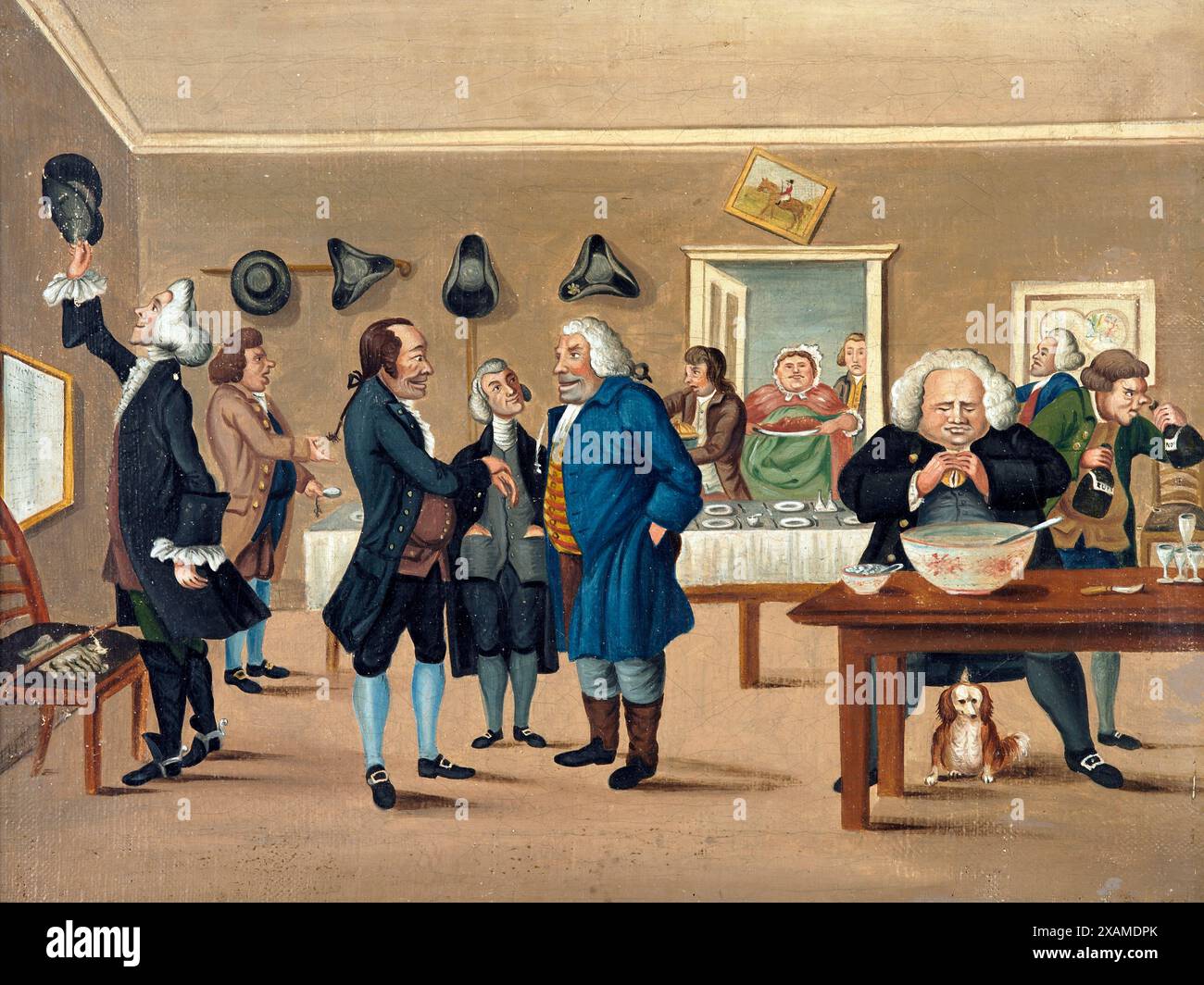 Gentlemen's club 18th century hi-res stock photography and images - Alamy