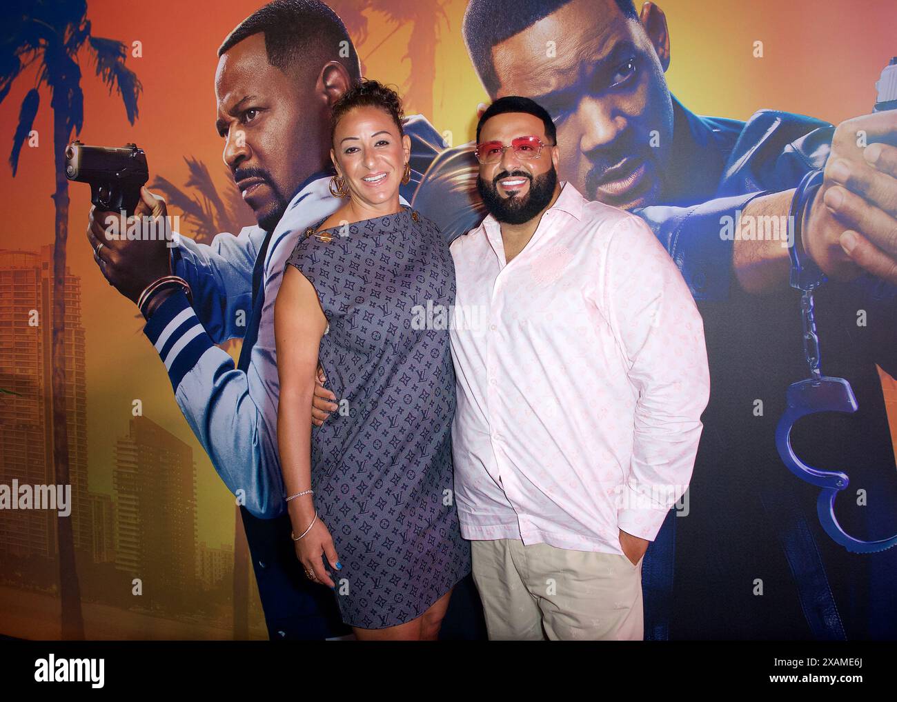 MIAMI, FLORIDA - JUNE 05: Nicole Tuck and DJ Khaled attend the "Bad ...