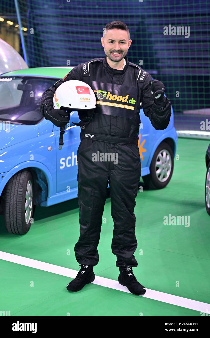 Duesseldorf, Germany. 07th June, 2024. Driver Menderes Bagci sits on a ...