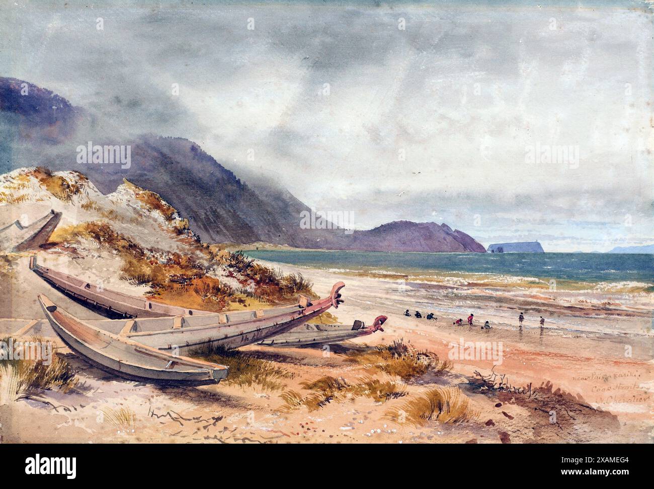 Paekakariki wellington north island new zealand hi-res stock ...