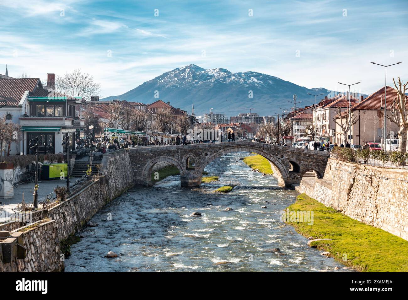 Prizren, Kosovo - 6 FEB 2024: The Lumbardhi i Prizrenit, or Prizren ...