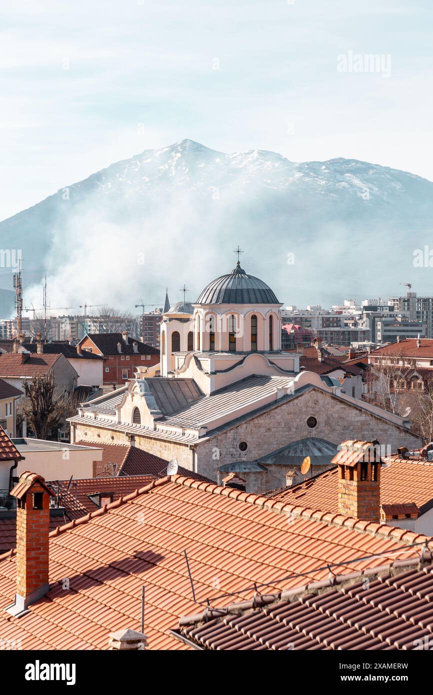 Prizren, Kosovo - 6 FEB 2024: Cathedral of Saint George in Prizren is ...