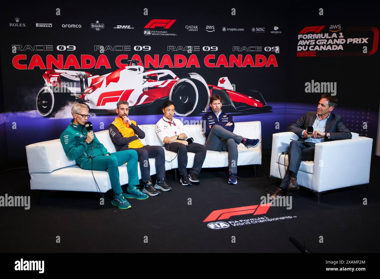 Team principals press conference during the Formula 1 AWS Grand Prix du ...