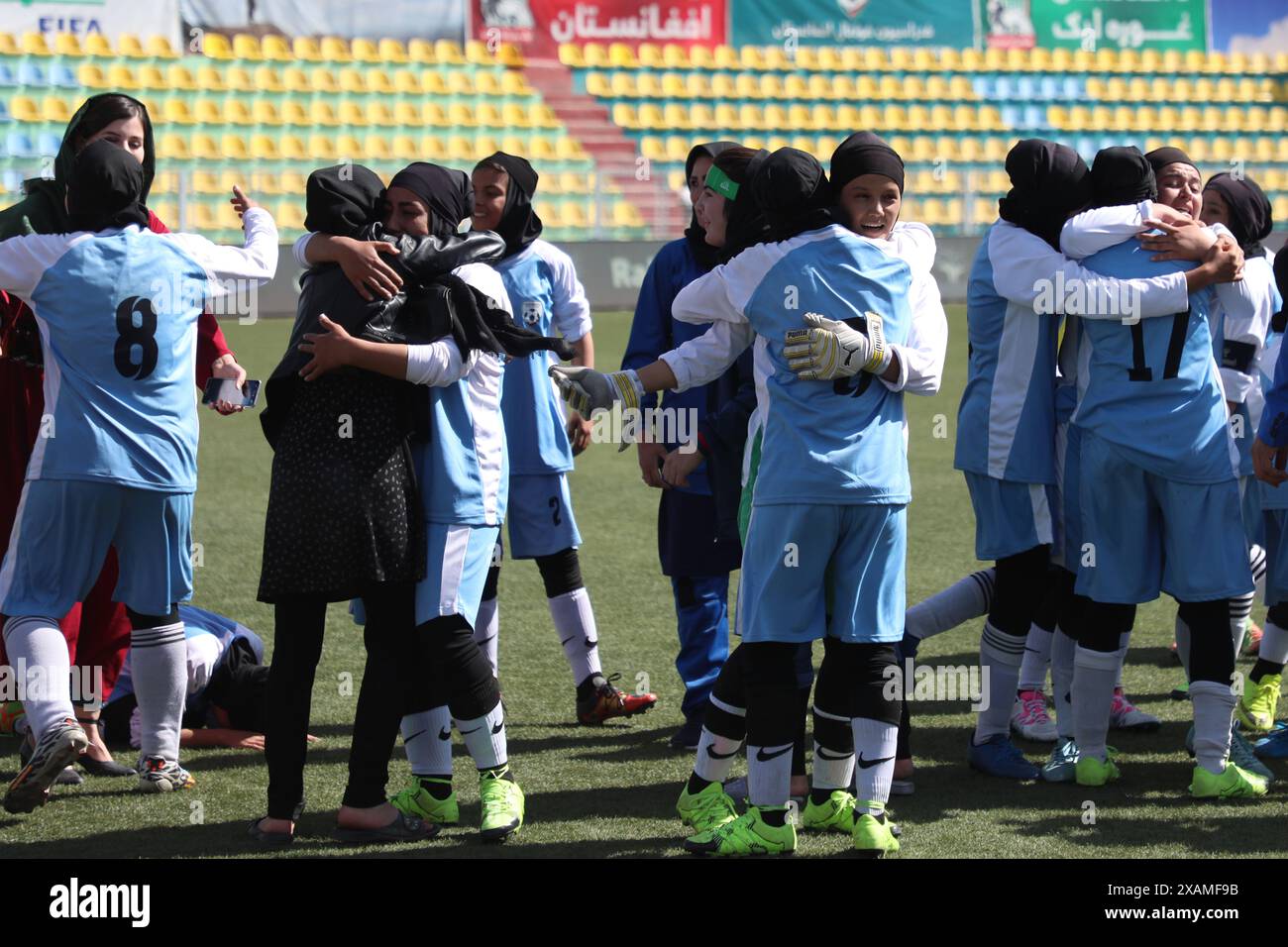 Herat won the title for Women’s Football League after defeating Kabul 3 ...