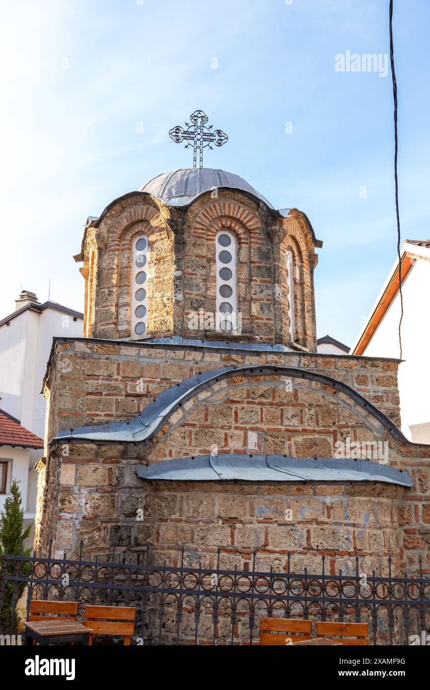 Prizren, Kosovo - 6 FEB 2024: The Church of St. Nicholas, also known as ...