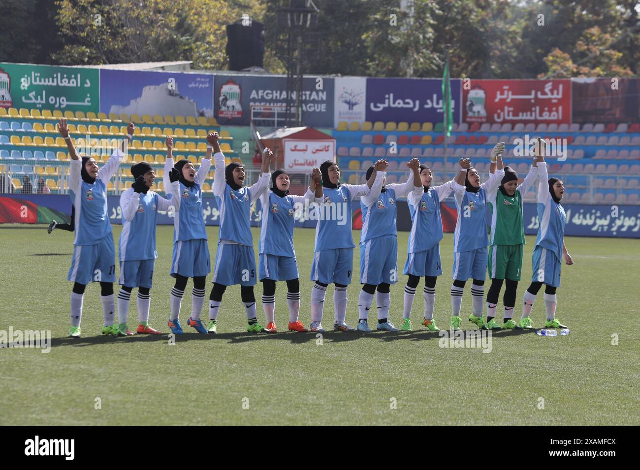 Herat won the title for Women’s Football League after defeating Kabul 3 ...