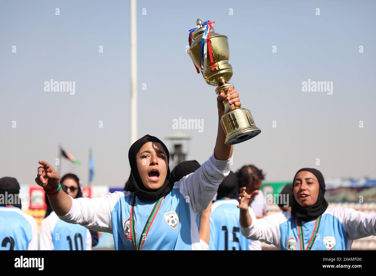 Herat won the title for Women’s Football League after defeating Kabul 3 ...