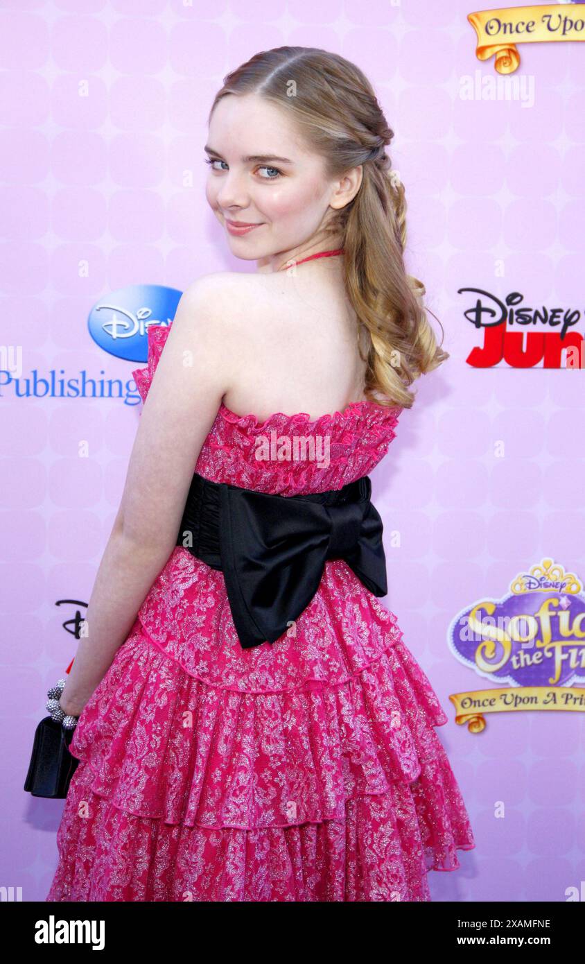 Darcy Rose Byrnes at the Los Angeles premiere of 'Sofia the First: Once ...